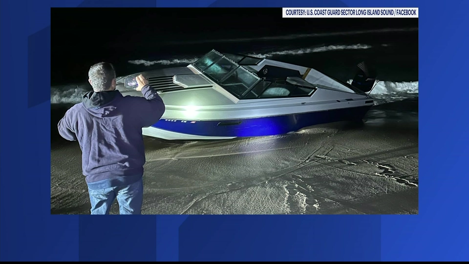 Search suspended for owner of boat that washed ashore on Smith Point Beach