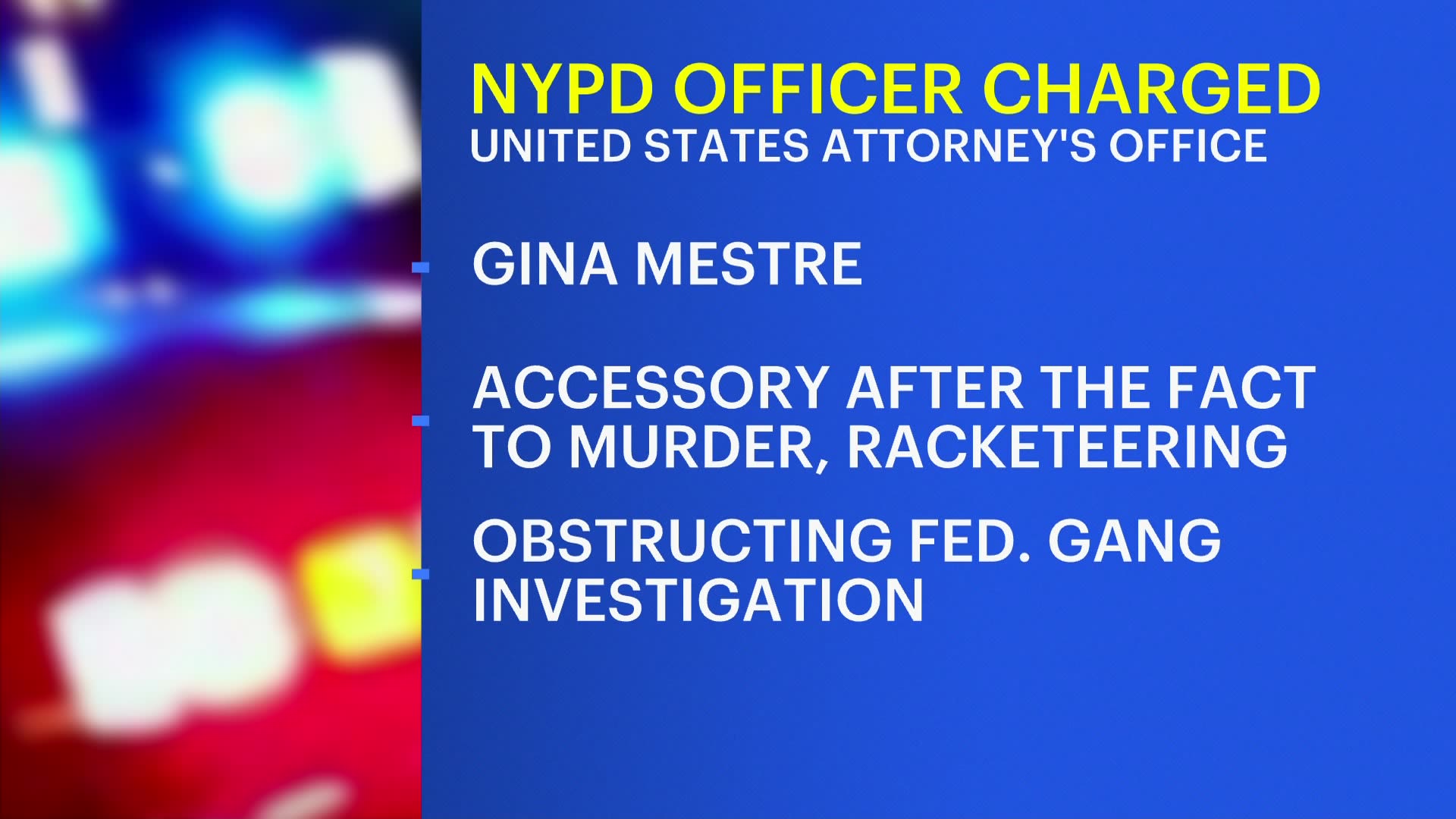 Ex Nypd Officer Arraigned On Charges Of Accessory Racketeering
