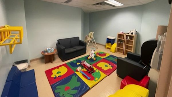 Upgrades unveiled for family visitation rooms at Milford DCF location