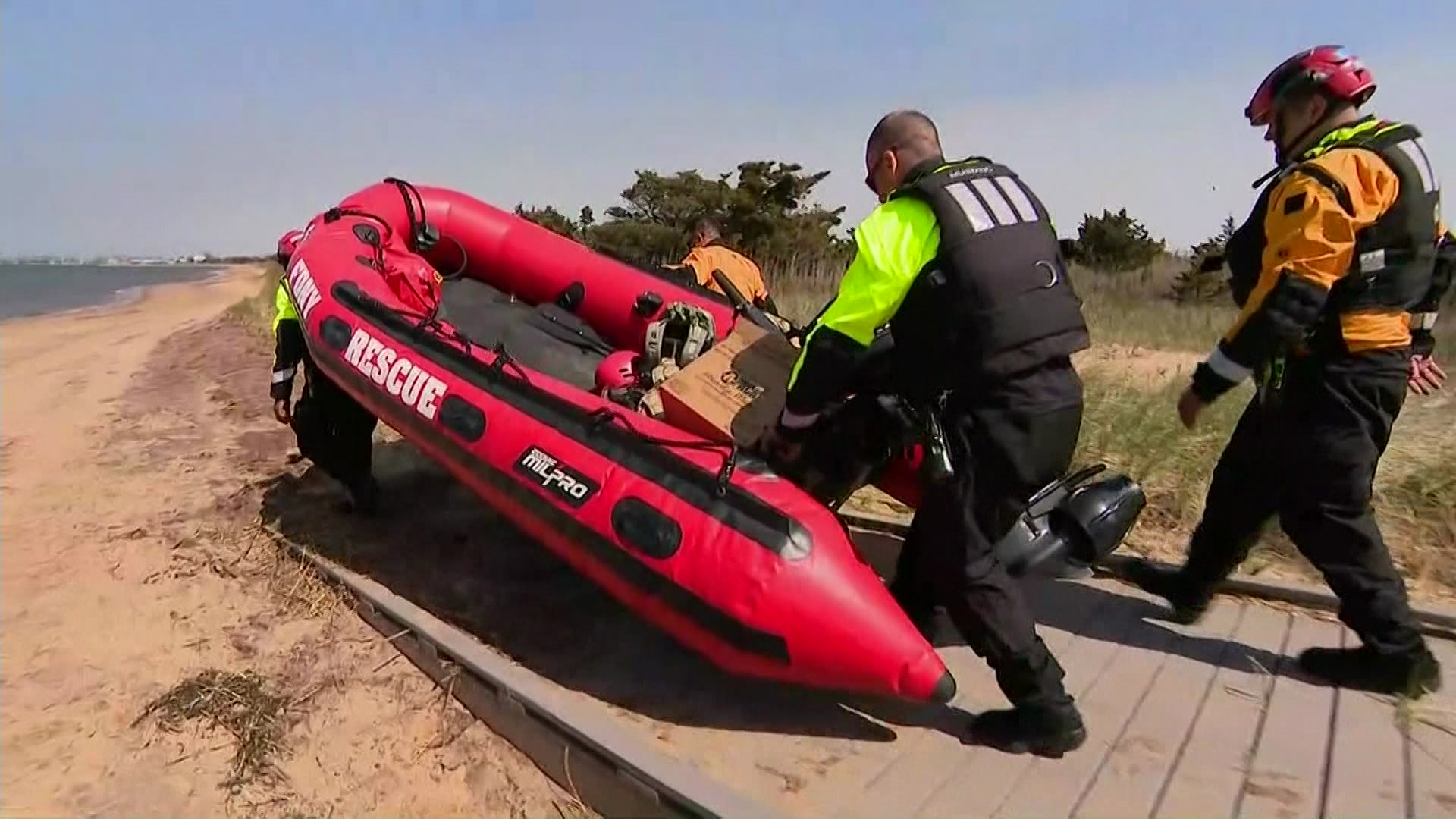 FDNY crews undergo hurricane preparedness training exercises on Fire Island