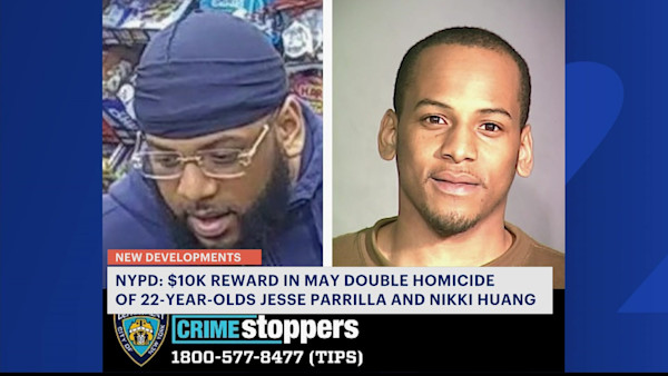 NYPD increases reward to $10,000 for aid in double homicide case