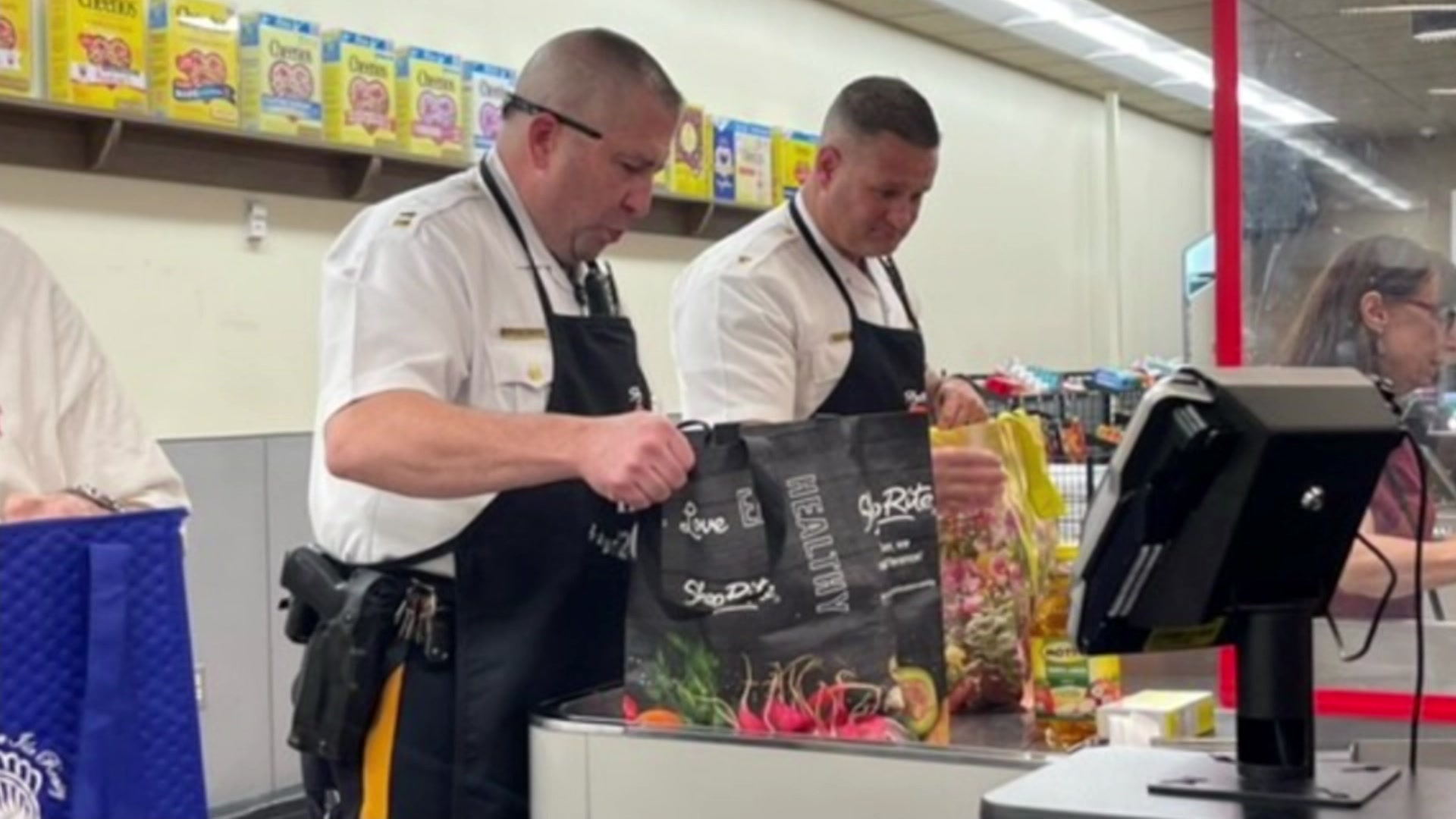 Jersey Proud: South Jersey police officers take part in ShopRite’s Bag ...