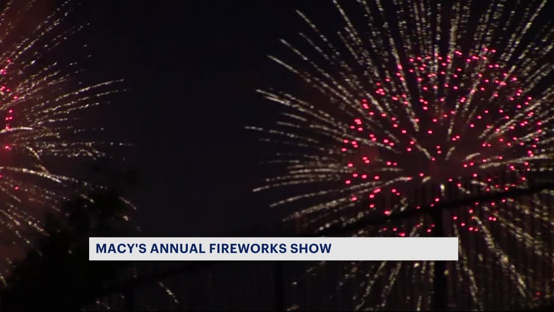 Thousands gather in New York City for annual Macy’s fireworks show
