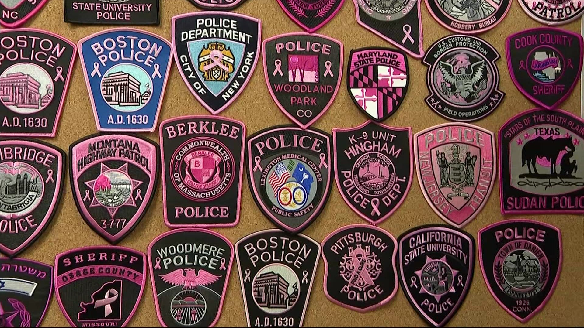 Nassau first responders wear pink patches for Breast Cancer Awareness Month