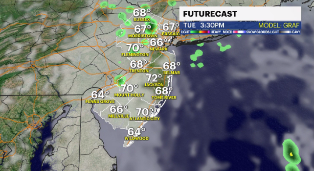 Foggy conditions possible overnight; slightly rainy weather continues ...