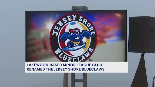 New era: BlueClaws undergo makeover, with new name, logo and uniforms