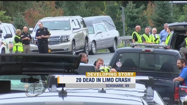 20 dead in crash of limo headed to a birthday celebration in upstate NY