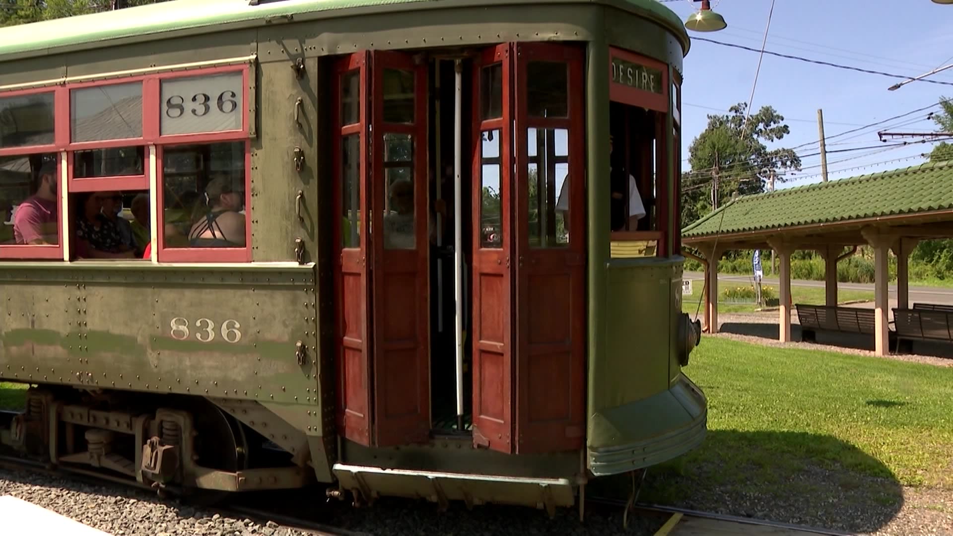 Take a trip back to the streetcar era at the Connecticut Trolley Museum