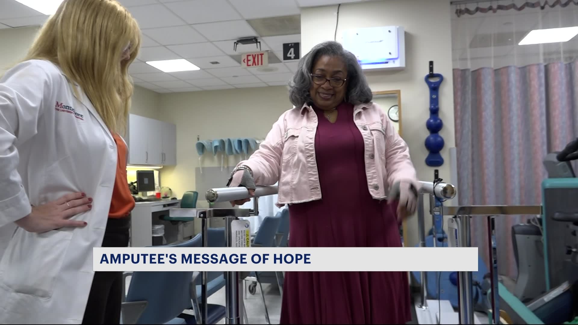 Bronx senior strives forward despite partial loss of her leg