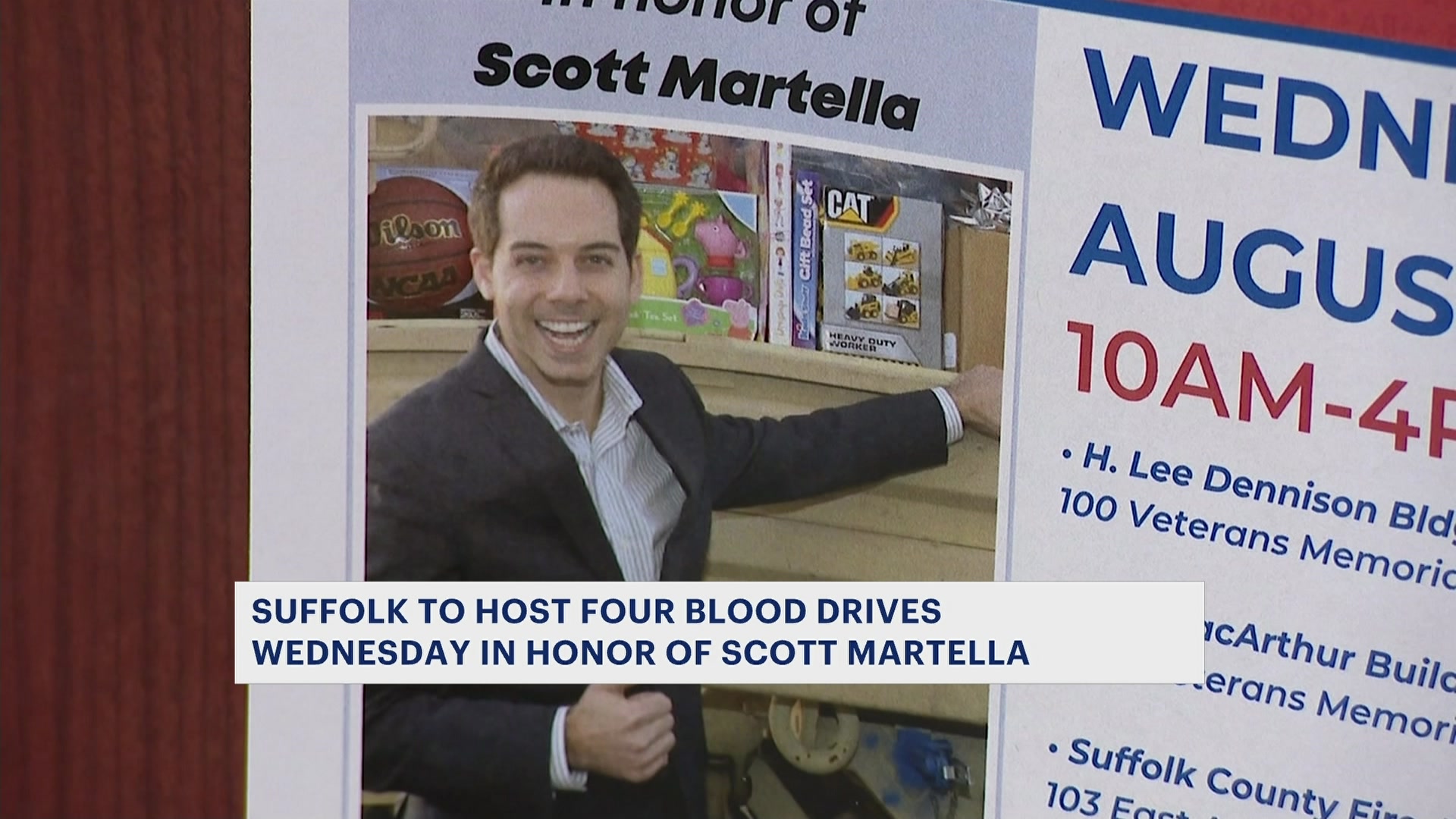 Blood drive to be held in tribute to Scott Martella, Suffolk gov't ...