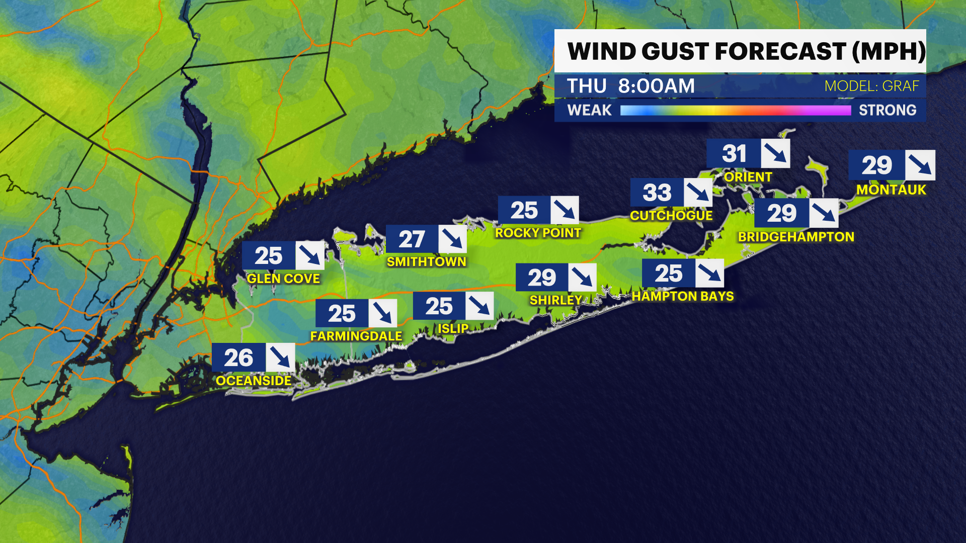 STORM WATCH: Strong winds overnight before cooler temps come in