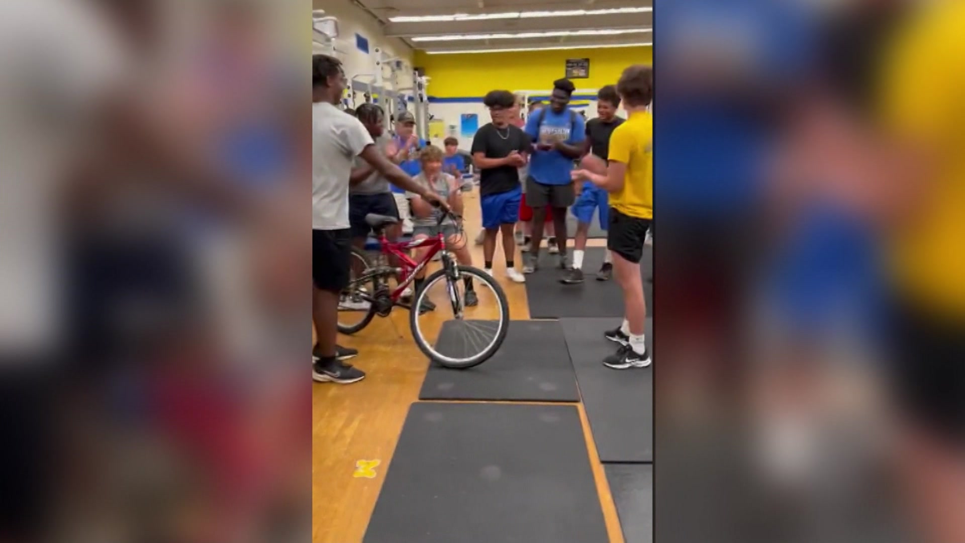 Jersey Proud: Manchester HS football team gifts player with new bike