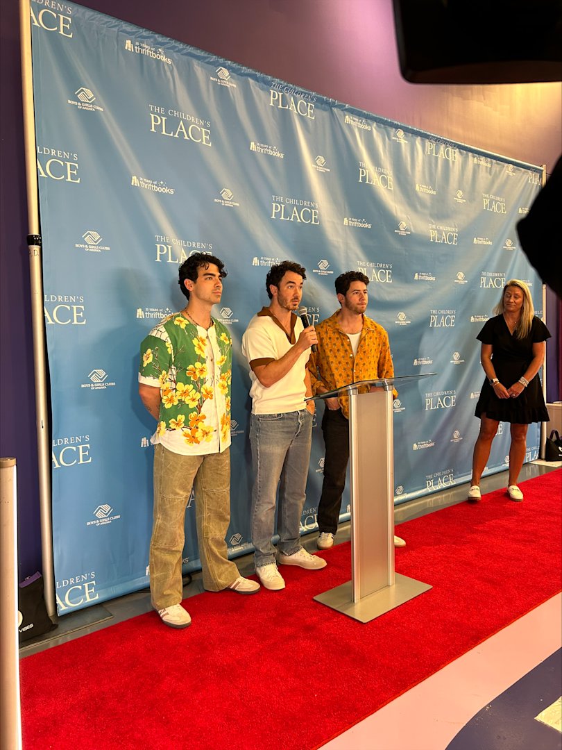 Jonas Brothers participate in back-to-school event in East Rutherford