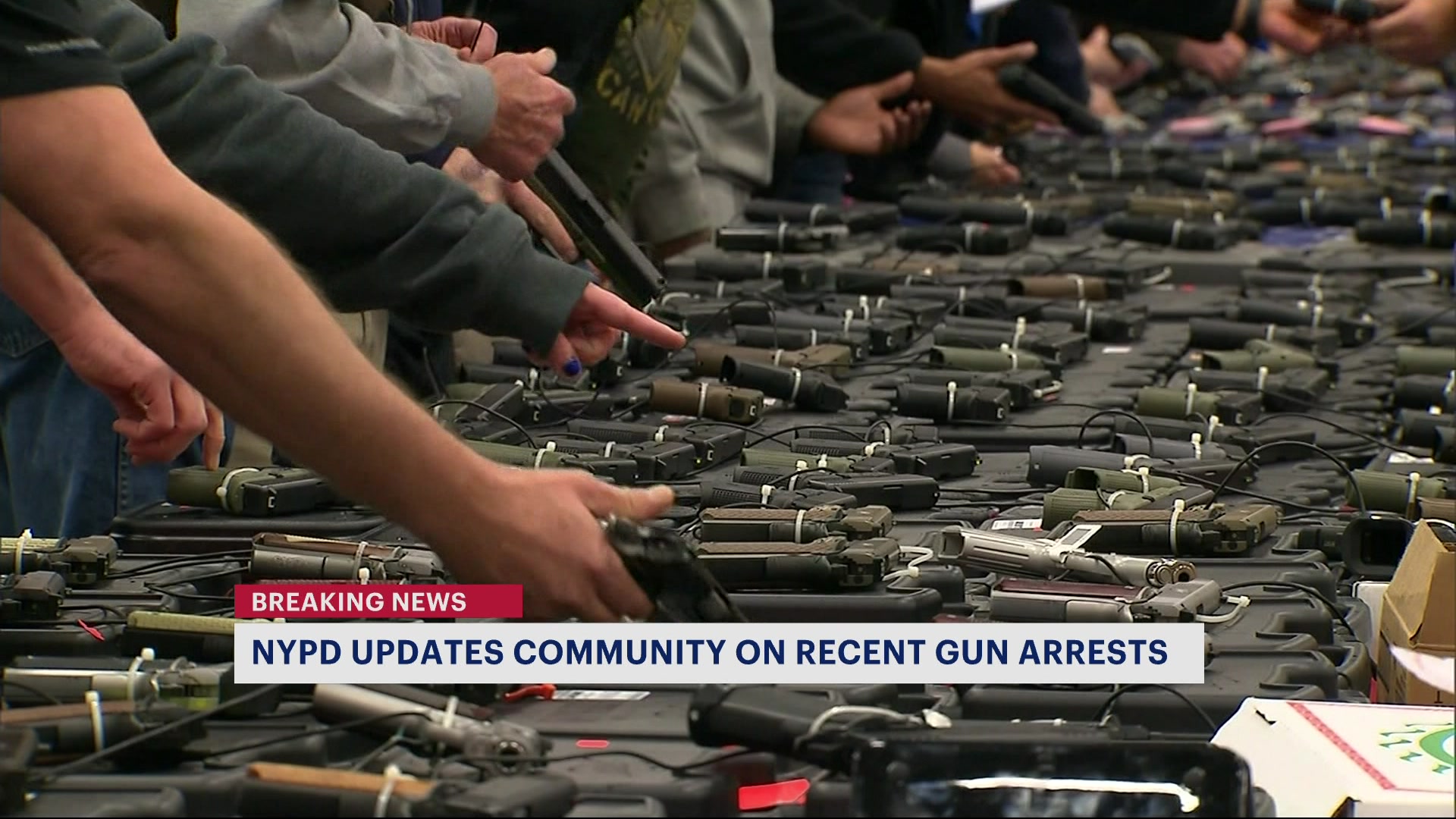 NYPD announces 57 gun arrests across the city