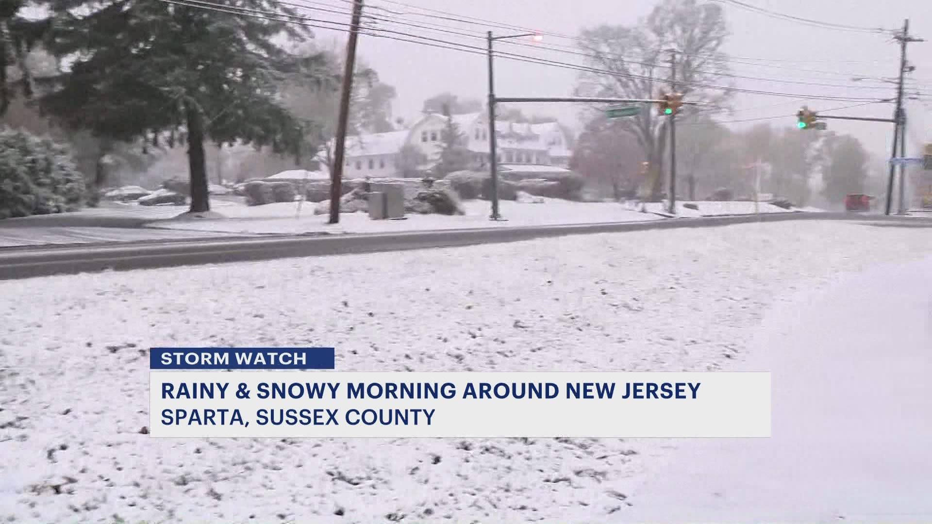 October freeze: Parts of northern New Jersey see first snow of the season