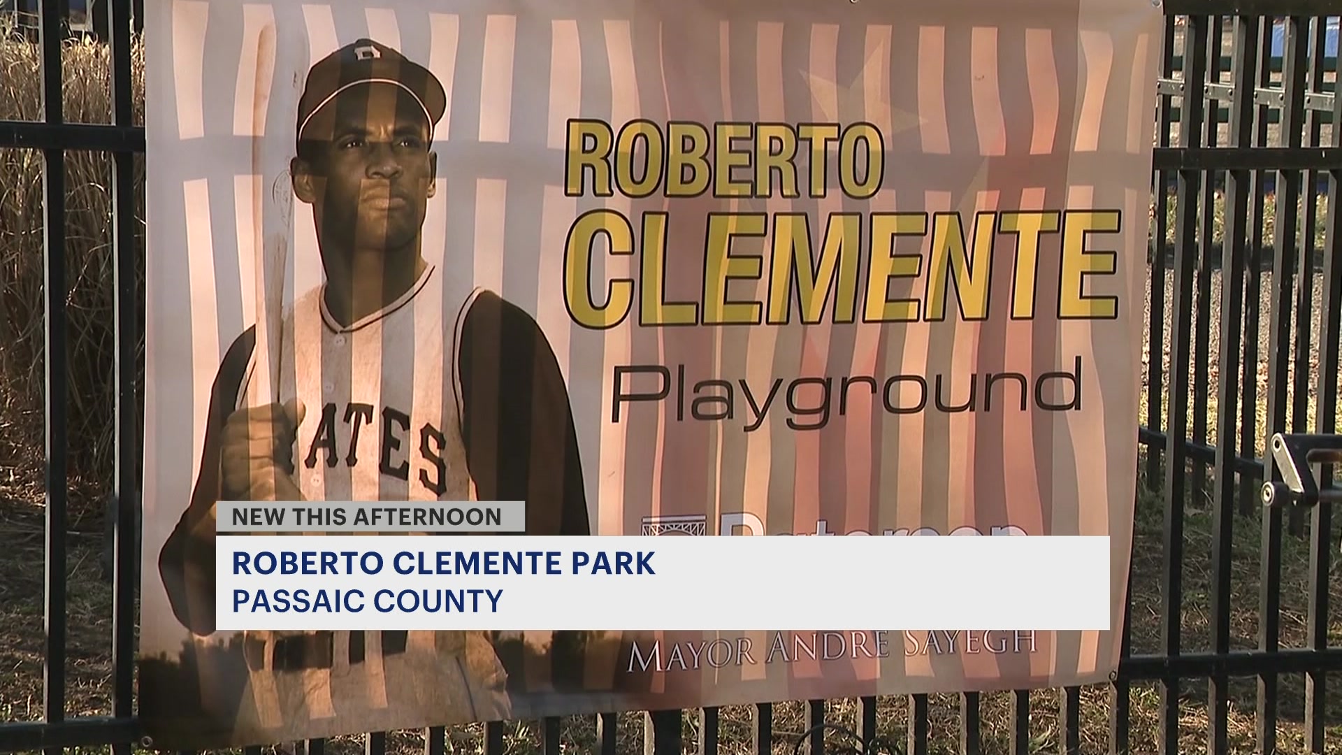 Paterson officials dedicate playground to Roberto Clemente on 50th ...