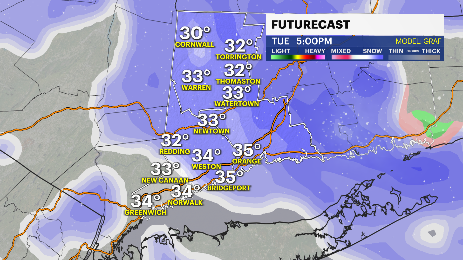 Storm Watch: Heavy rain overnight transitions to heavy wet snow in some ...