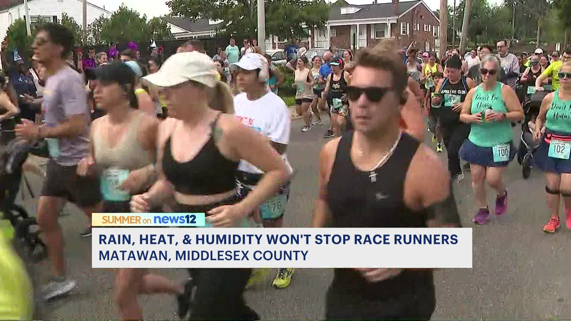 Heat and humidity fail to put damper on Matawan’s Shark Run 5K