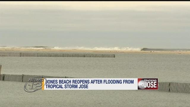 Jones Beach reopens after flooding from Jose