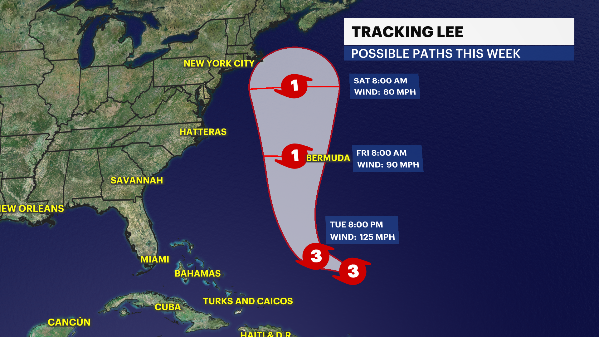 Stray showers possible, dryer conditions for Tuesday in NYC