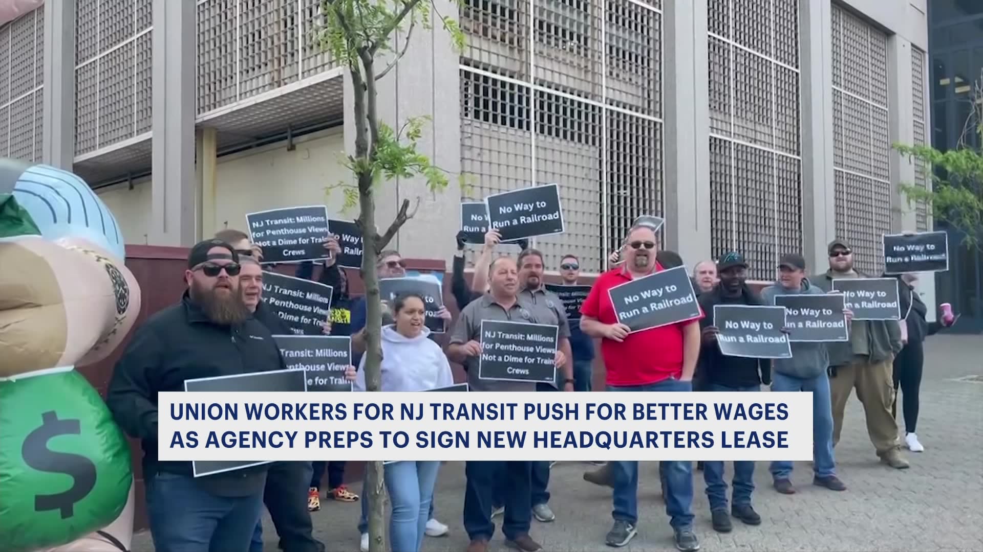 NJ Transit union workers push for better wages as agency prepares move ...