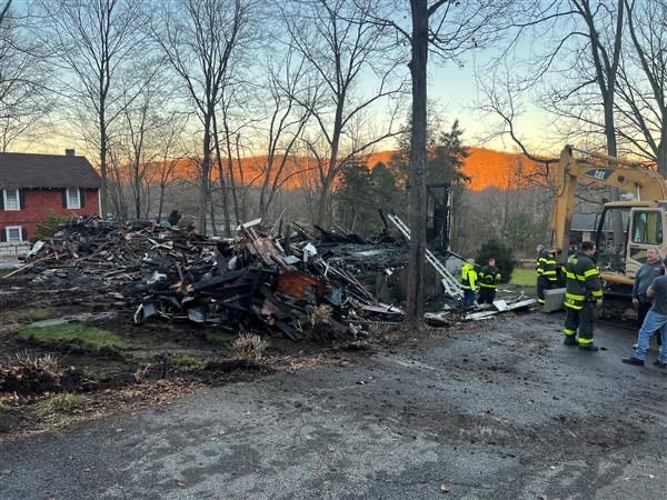 Fire ravages Somers home