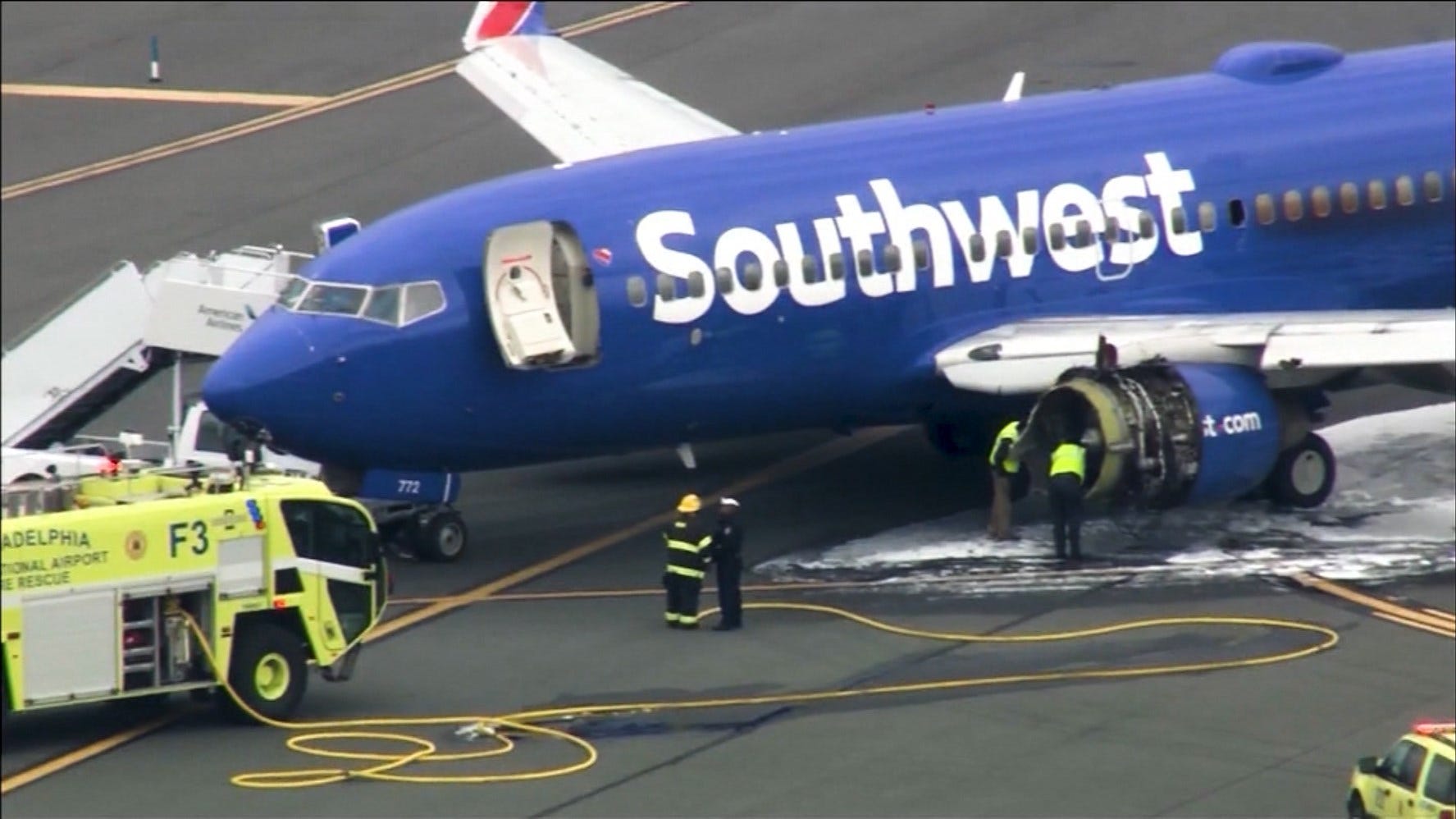 A boom, a whoosh of air and then terror on Flight 1380