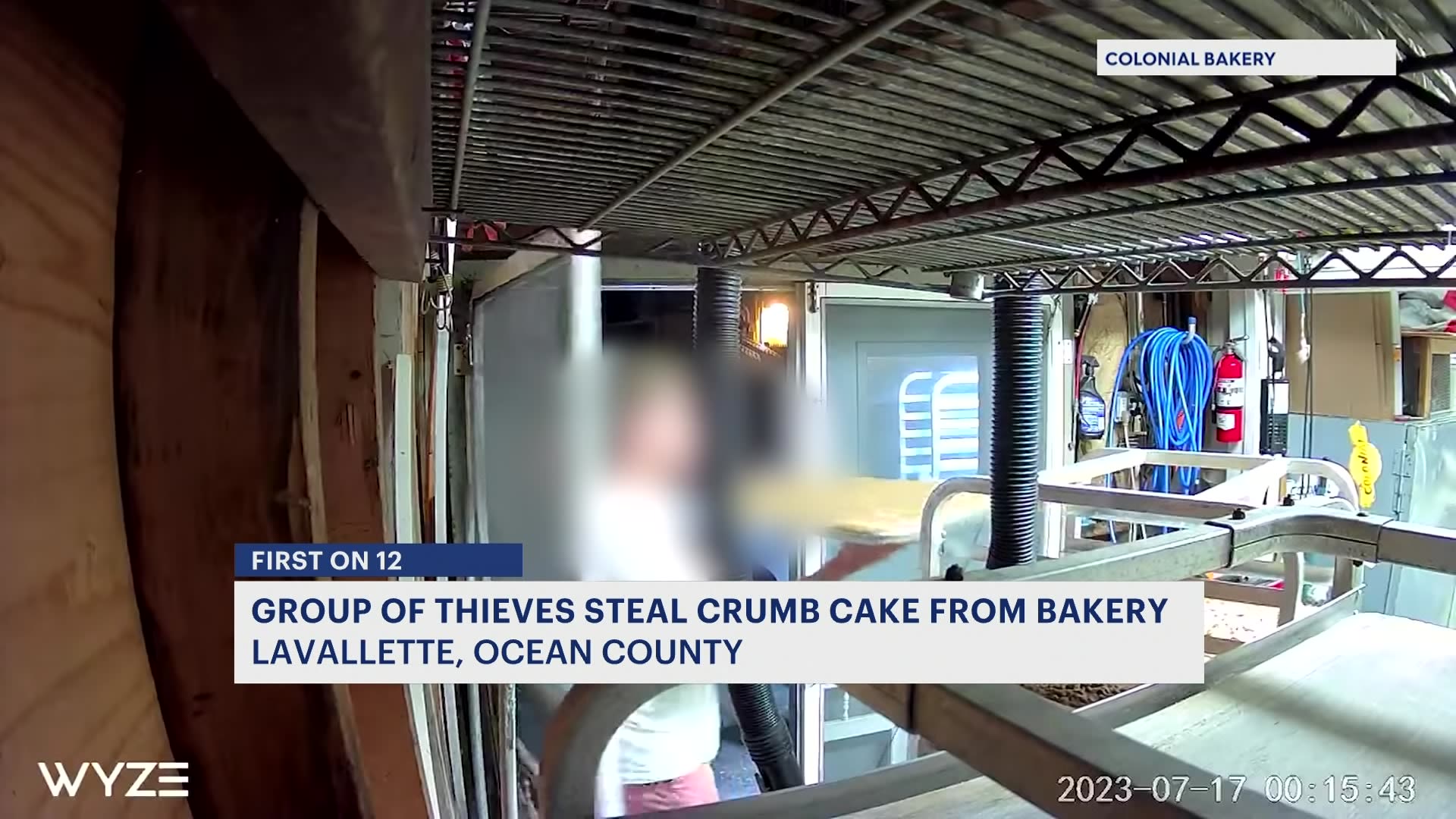 Caught on camera: Group of men busted in crumb cake theft at Jersey ...