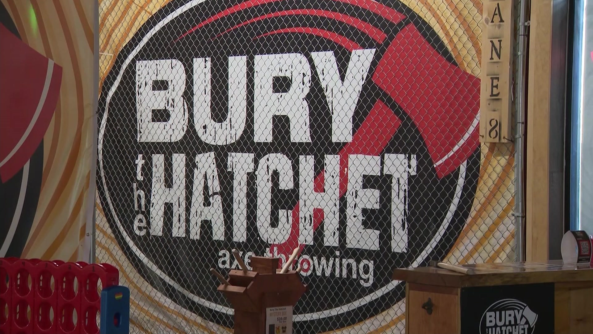 News 12 | Long Island | Show Off Your Axe Throwing Skills At Bury The ...