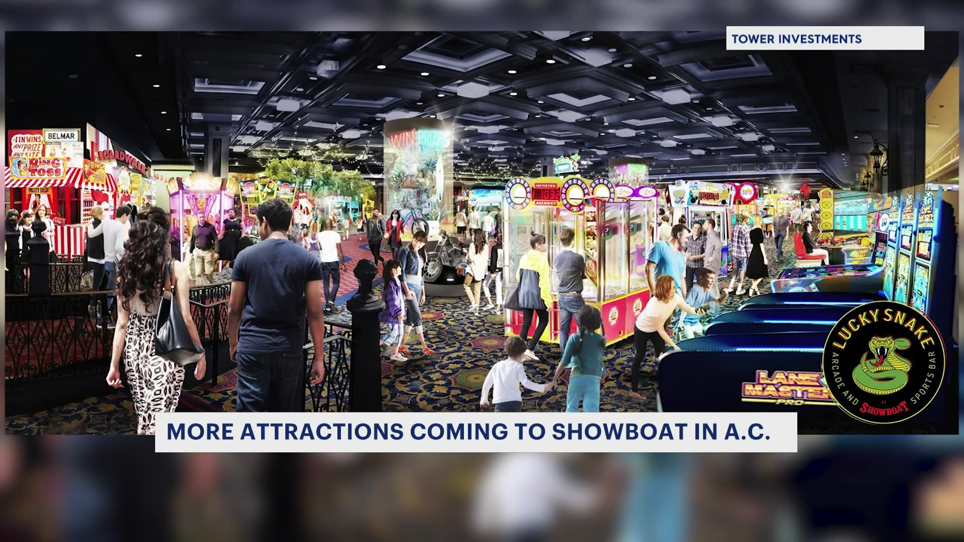 Developer plans to build NJ’s largest arcade at the Showboat in ...