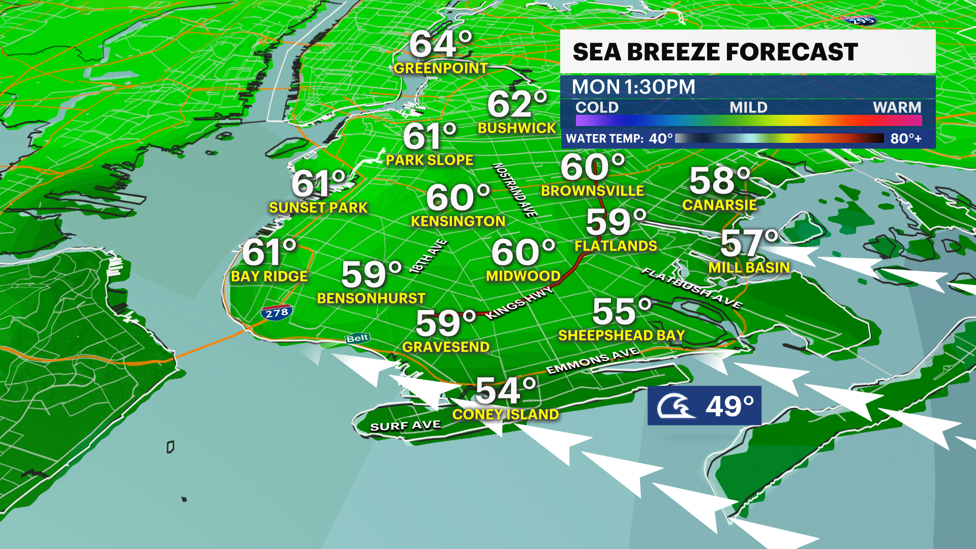 Cool temperatures continue in New York City this week