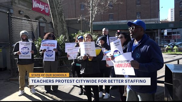 Teachers protest against being overworked during and after school days