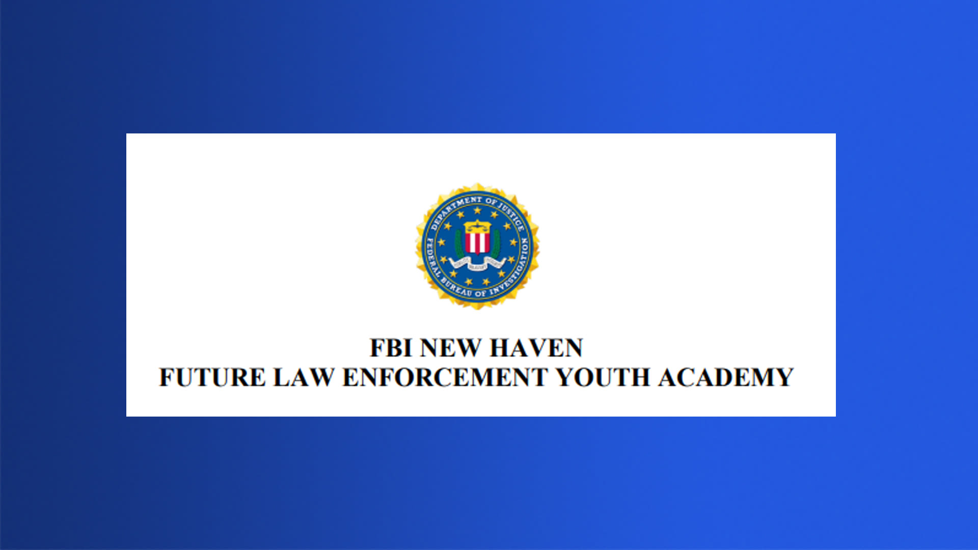 FBI accepting applications for student law enforcement camp