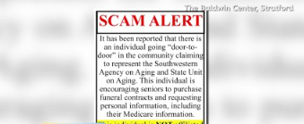 Connecticut group warns residents about a door-to-door scam targeting ...