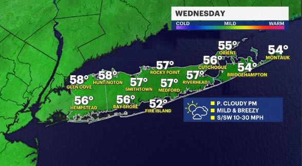 Sun, mild temps continue; rain possible for end of workweek