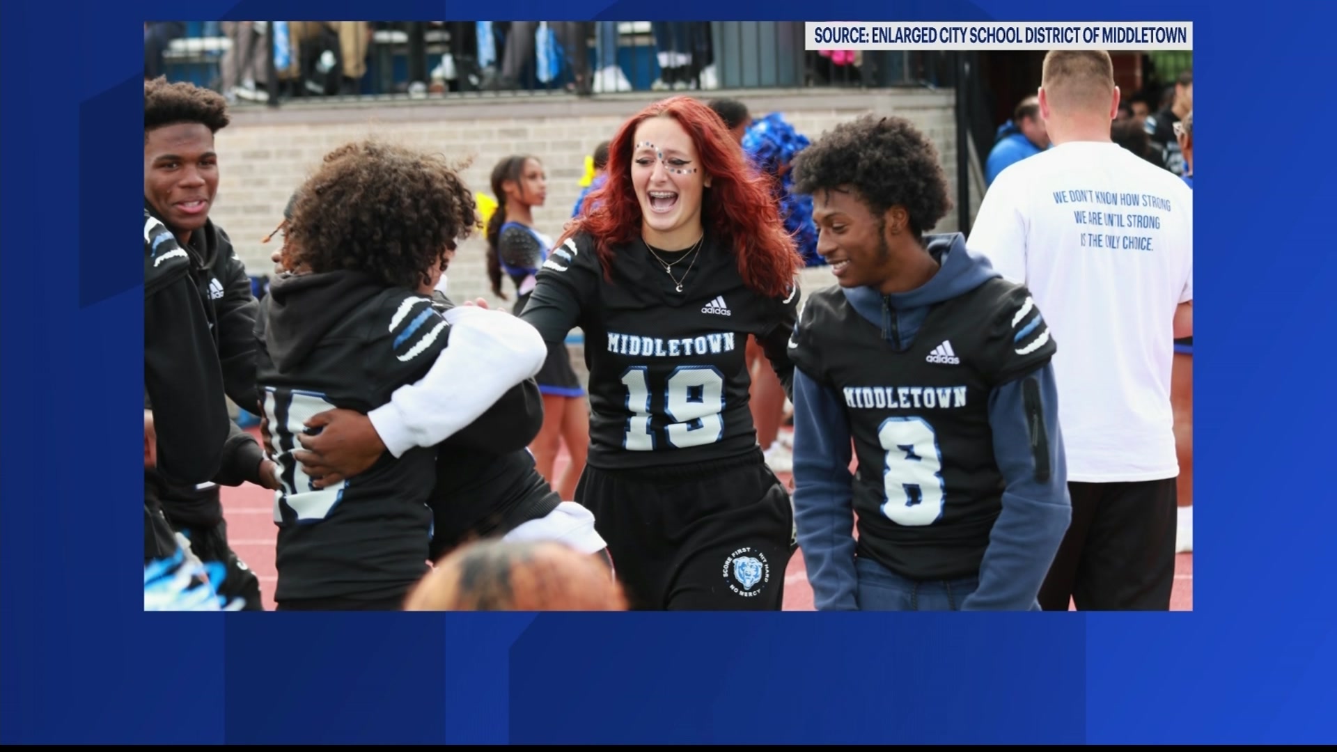 Middletown student becomes first female in Section IX history to start ...