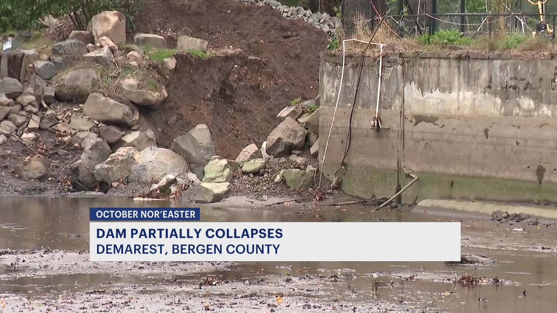Demarest Dam partially collapses, causes flooding in wake of October ...