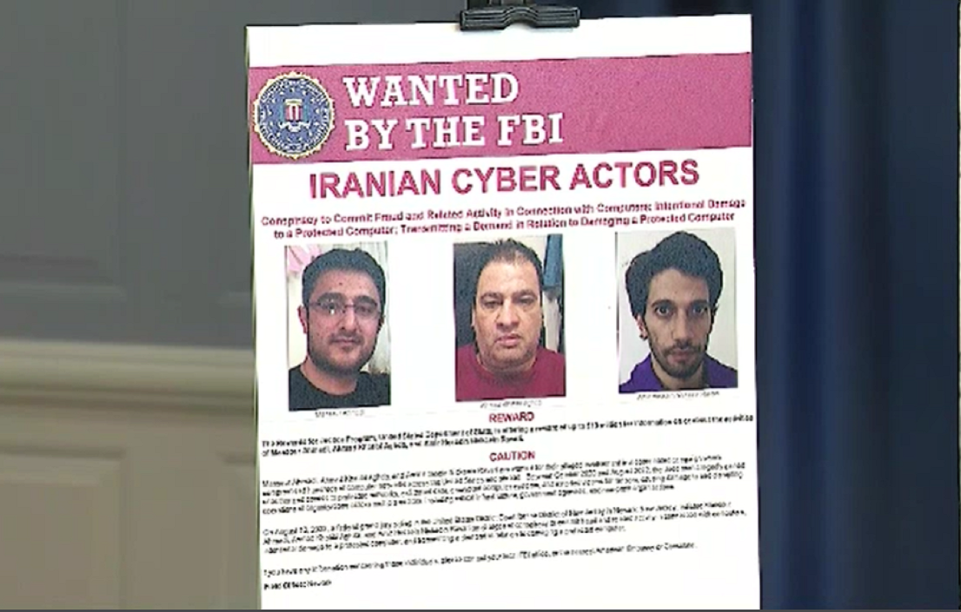 Feds indict 3 Iranian hackers who held businesses, governments for ransom