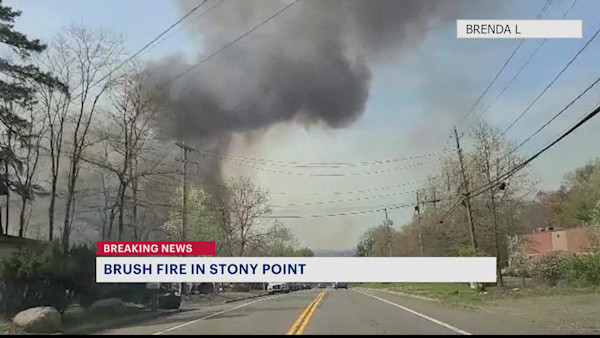 Officials: Sparks from CSX train to blame for Rockland County brush fires