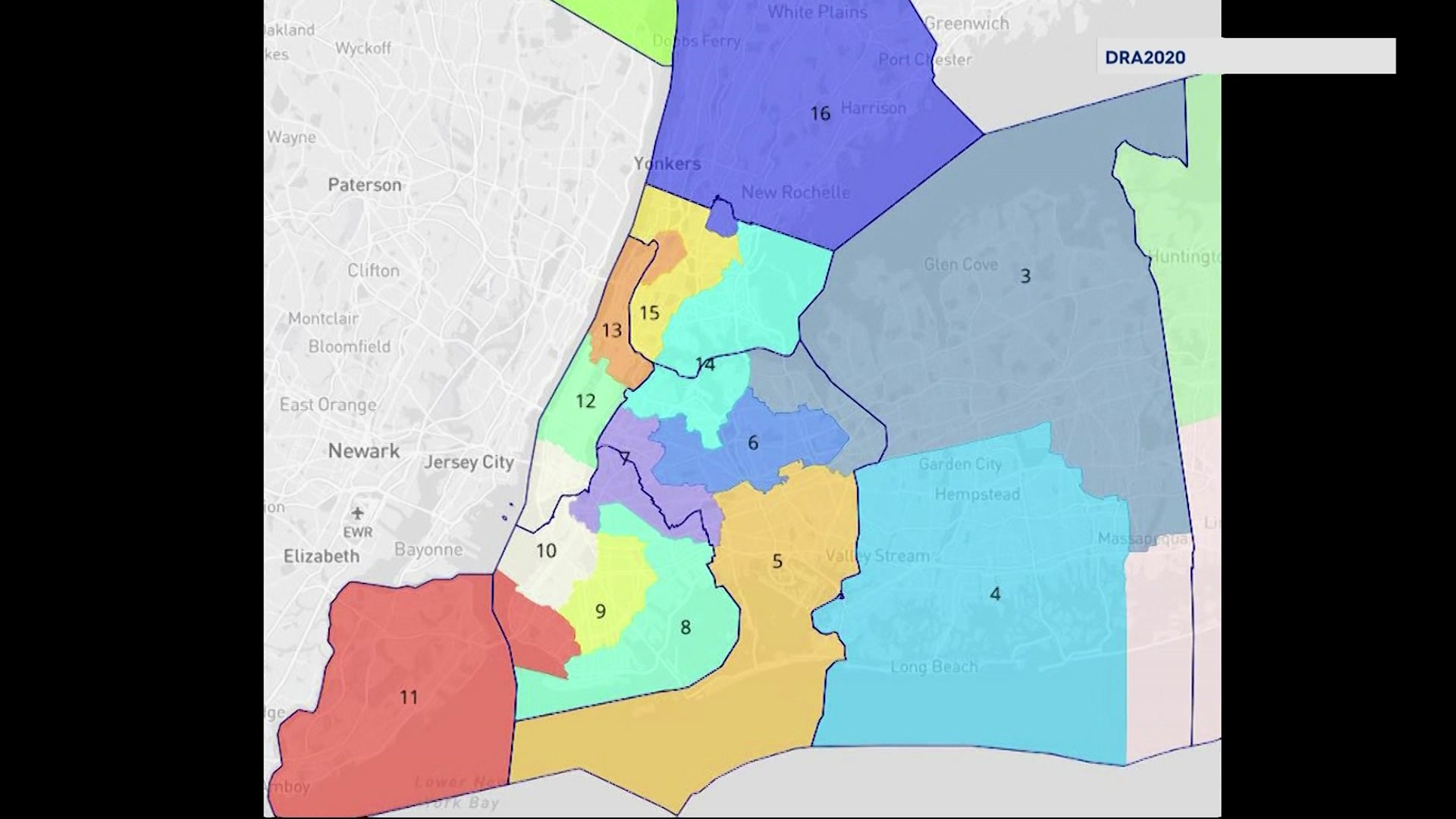 Newly redrawn NY congressional and senate districts maps released overnight