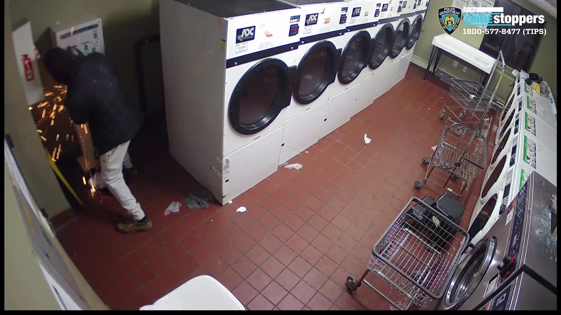 NYPD release surveillance video of laundry room robbery in the Bronx
