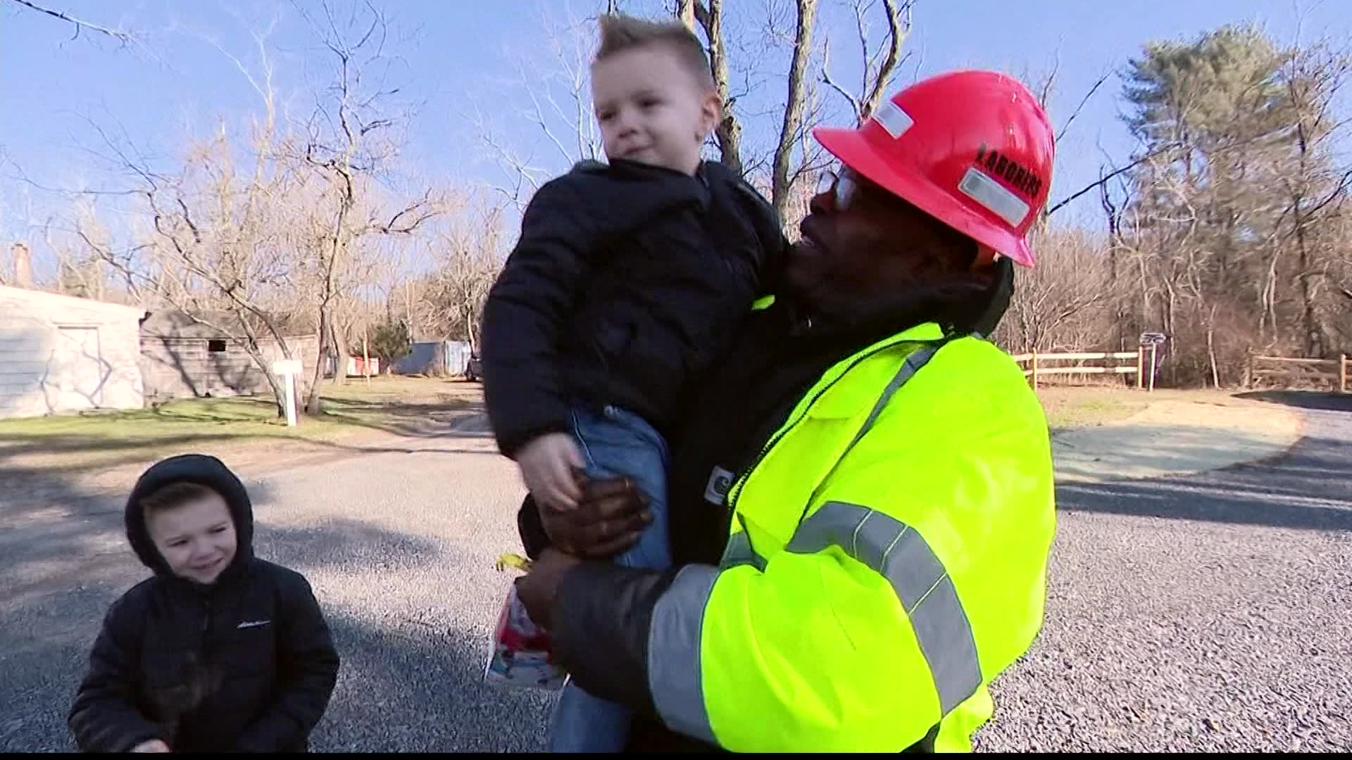 Xavier Ray, Yaphank's friendly flagman, gets Christmas gift from 4-year ...