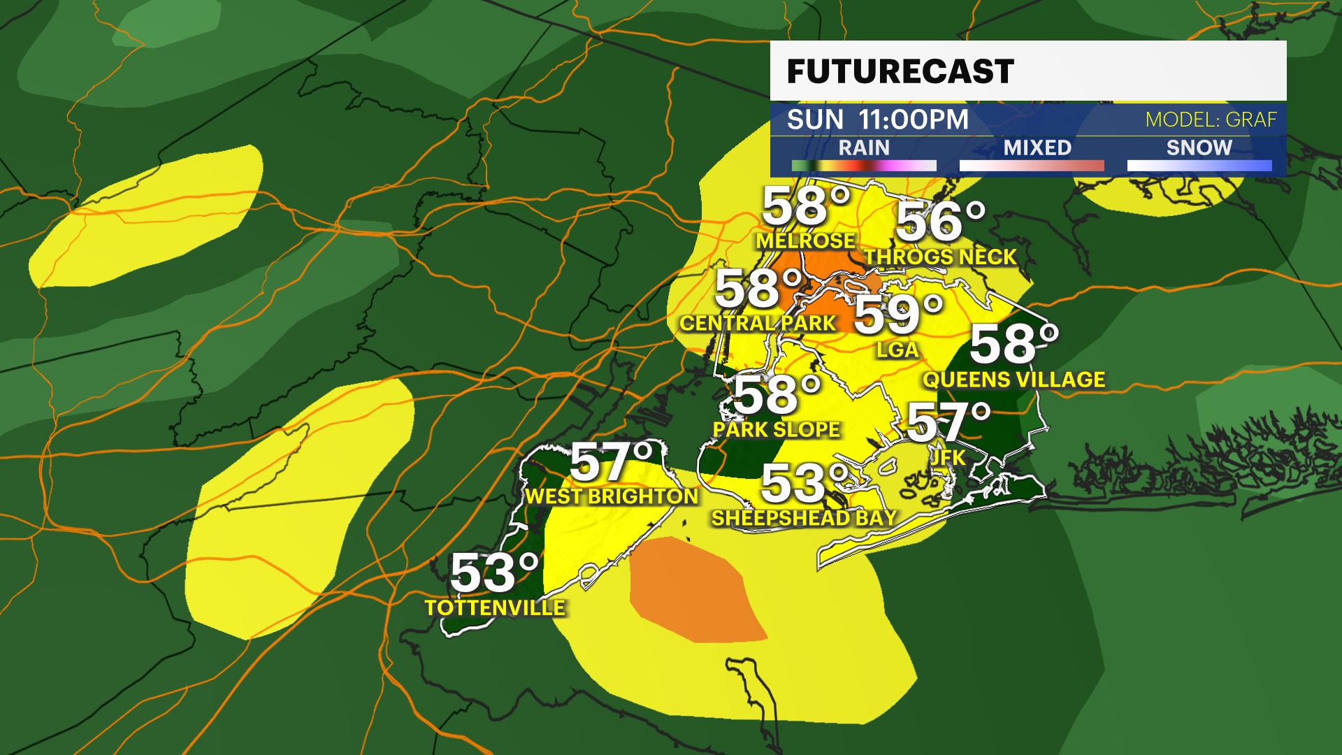 STORM WATCH: Sunny and mild conditions for NYC; tracking heavy rain for ...