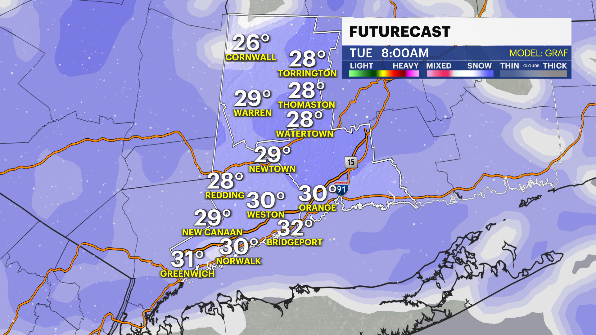 STORM WATCH: Snow rolling in Monday night into Tuesday