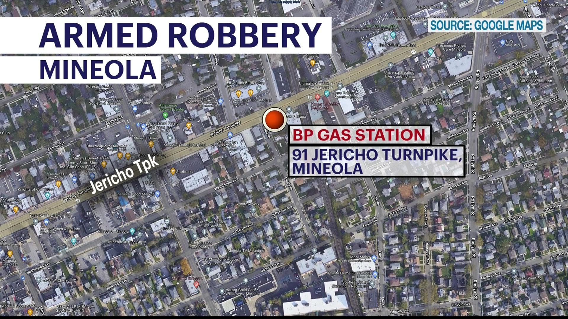 Police: Man wanted for robbing Mineola gas station at gunpoint