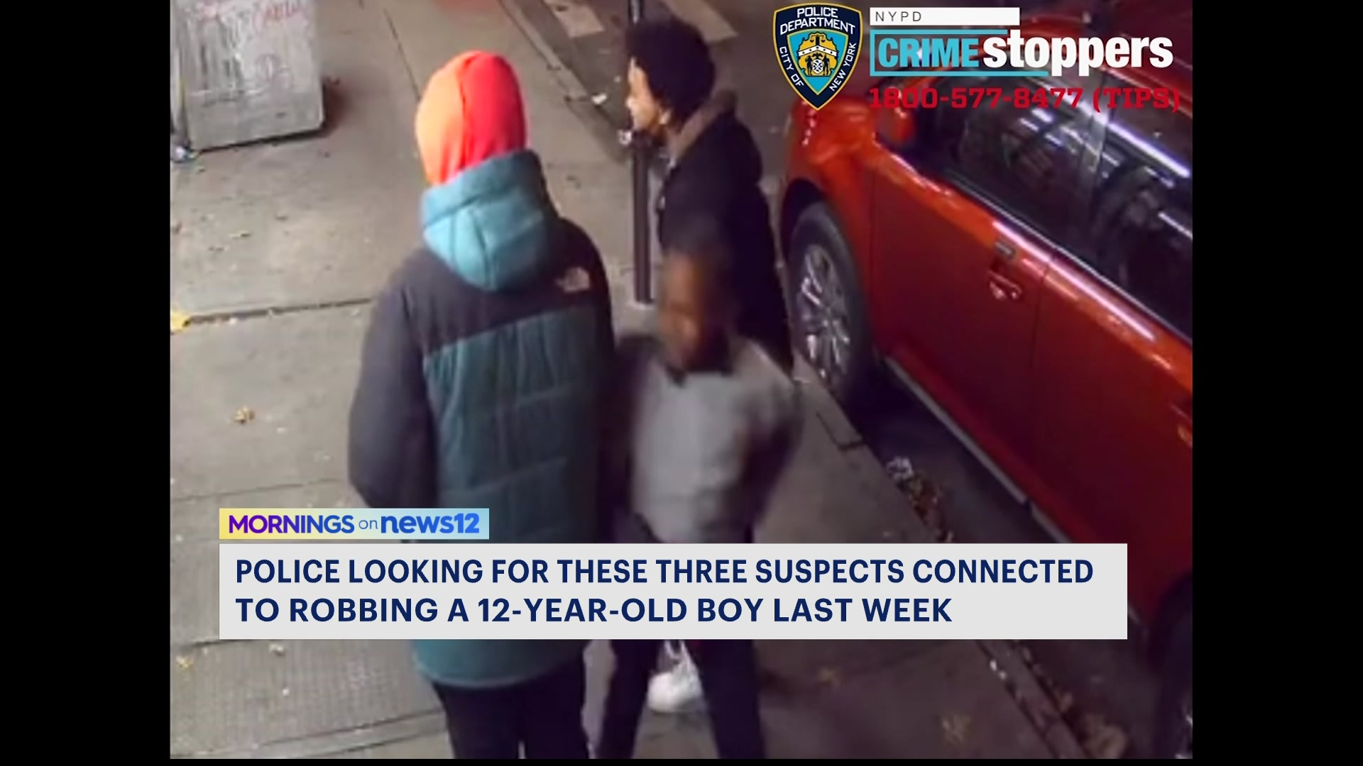 Suspects wanted in robbery of 12-year-old boy in the Bronx