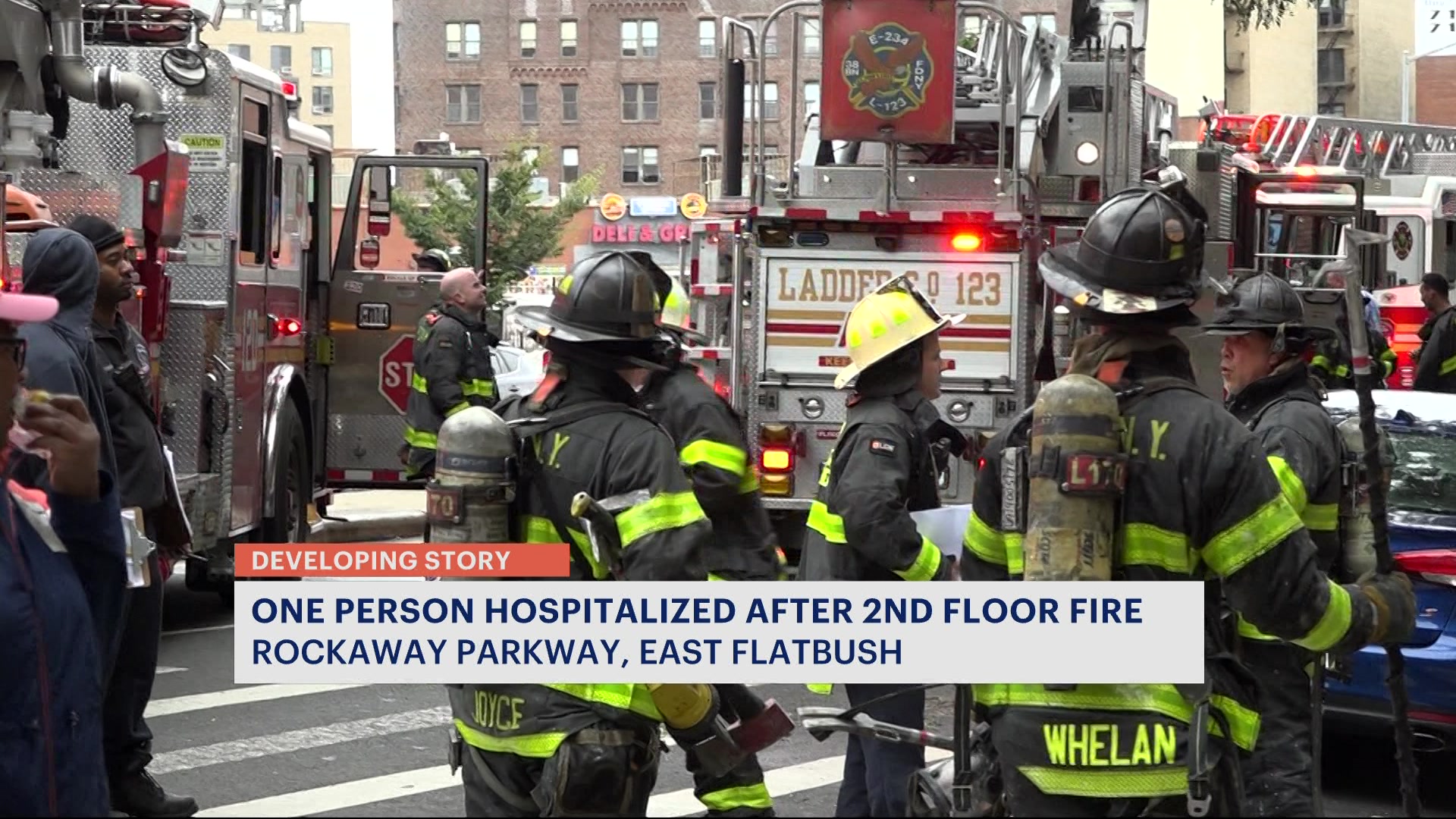 FDNY: 1 hurt in East Flatbush apartment building fire