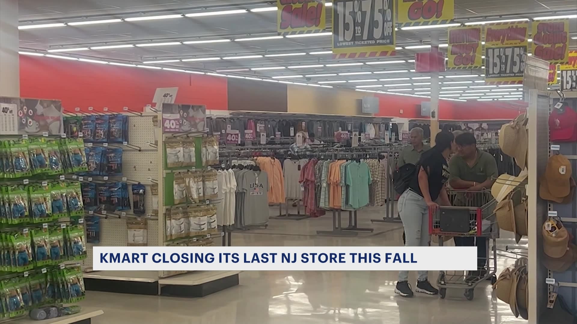 Bargain hunters rush to NJ's last Kmart following fall closure announcement