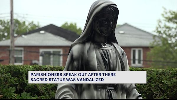Gerritsen Beach statue vandalized again with black paint; suspect arrested