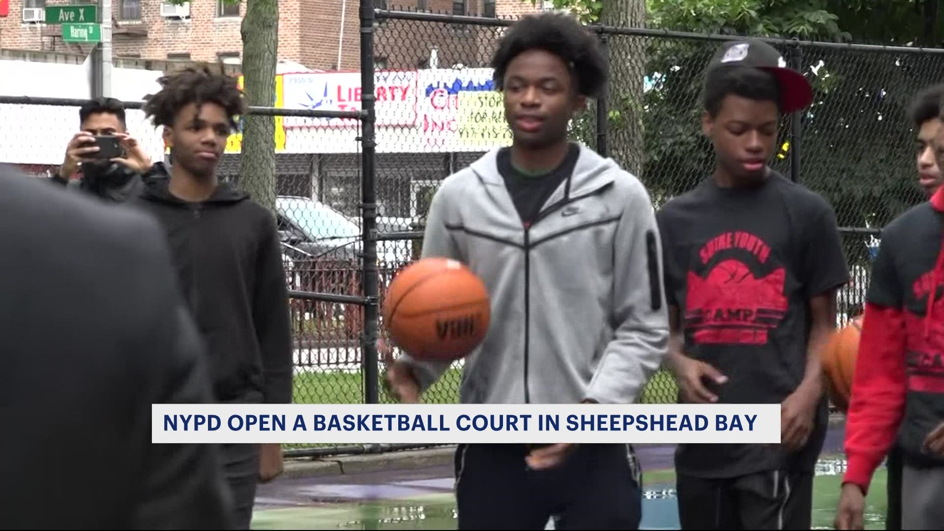 NYPD opens new basketball court in Sheepshead Bay